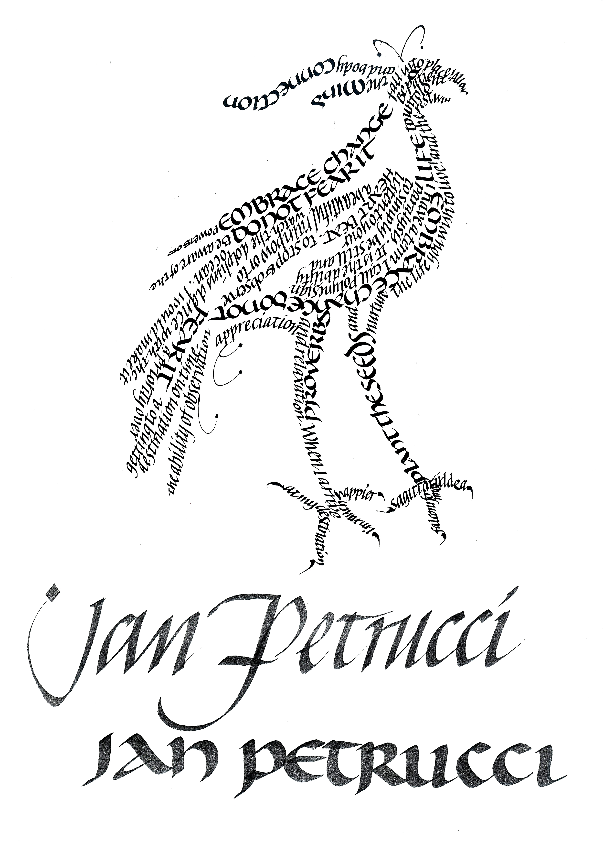 Calligrams | The Vibrant Channeled Creator